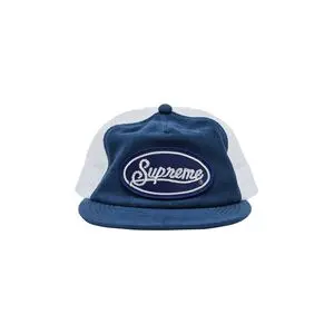 Supreme Terry Mesh Back 5-panel Cap - Blue