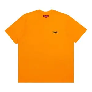 Supreme Washed Tag Short-sleeve Top - Orange