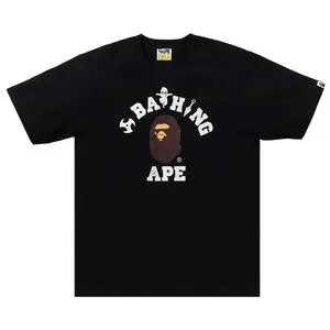 A BATHING APE Ninja College Tee - Black