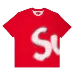 Supreme Halftone Short-sleeve Top - Red