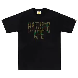 A BATHING APE 1st Camo Nyc Logo Tee /green - Black