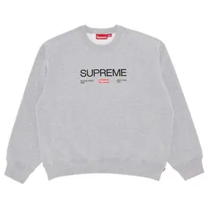 Supreme Established Crewneck - Grey