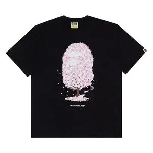 A BATHING APE Sakura Tee - Black