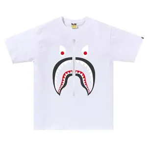 A BATHING APE Mad Shark Tee - White
