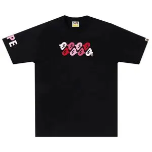 A BATHING APE Abc Camo Tee - Black