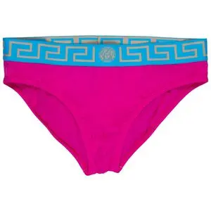Versace Greca Border Bikini Bottom - Multicolor