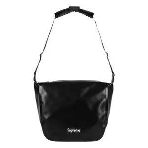 Supreme X Lacoste Small Messenger Bag - Black | Editorialist