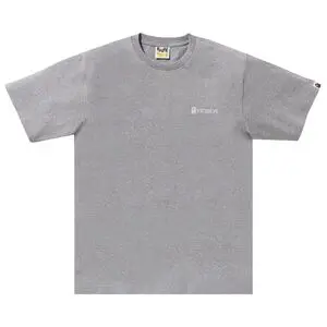 A BATHING APE Small Logo Tee - Grey