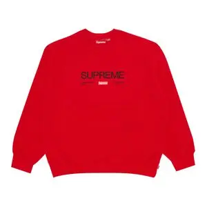 Supreme Established Crewneck - Red