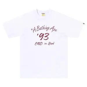 A BATHING APE X End. Bowling Tee #2 - White