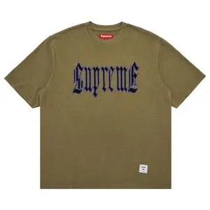 Supreme Old English Short-sleeve Top 'olive - Green