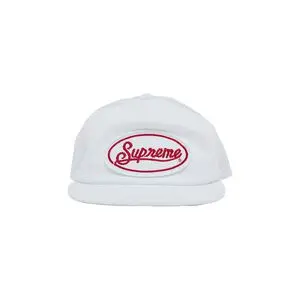 Supreme Terry Mesh Back 5-panel Cap - White