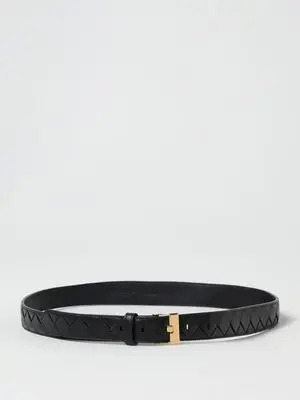 Bottega Veneta Leather Belt - Black