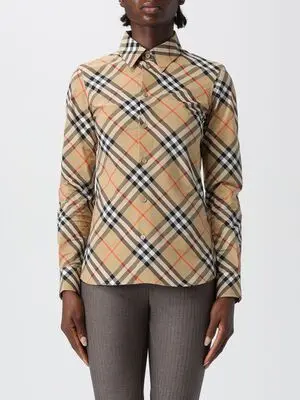 Burberry Checkered Shirt - Sand