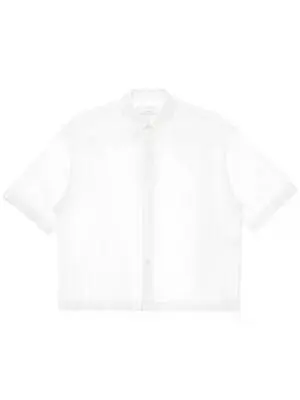 Studio Nicholson Cotton Boxy Shirt - White