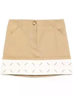 KIMHEKIM Logo-printed Mini Skirt