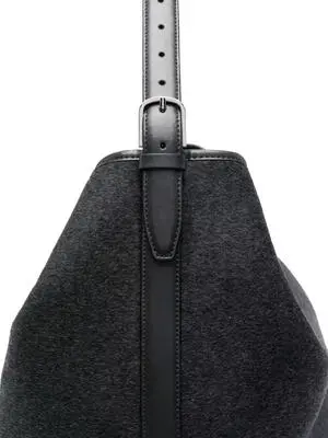 TOTEME Belted Doublé Tote Bag - Grey