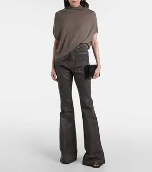 Rick Owens Wool Turtleneck Top