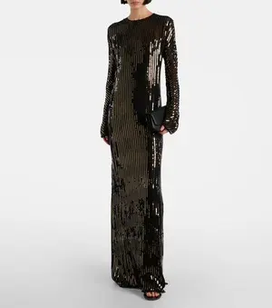 Johanna Ortiz Sequined Gown