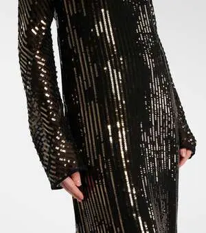 Johanna Ortiz Sequined Gown