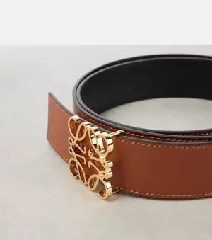 Loewe Anagram Reversible Leather Belt