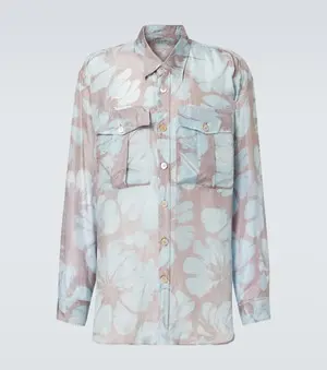 Dries Van Noten Floral Silk Shirt