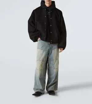 Balenciaga Wool Bomber Jacket
