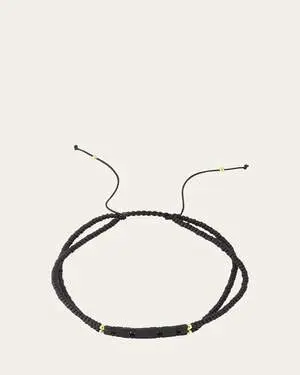 JAN LESLIE Glass Micro-bead Bracelet