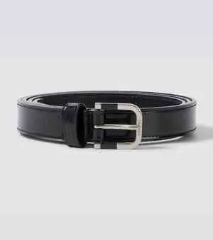 Saint Laurent Leather Belt - Black