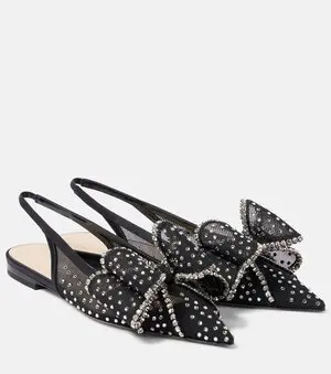 Mach & Mach Pointed Toe Flats For Women