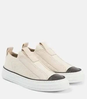 Women's Vintage Canvas Suede Sneakers