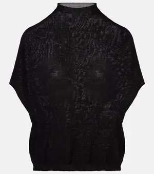 Rick Owens Wool Turtleneck Top