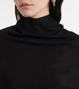 Rick Owens Wool Turtleneck Top