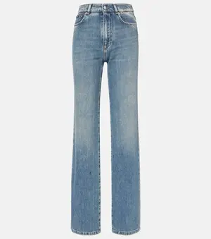 Dolce & Gabbana High-rise Wide-leg Jeans - Blue