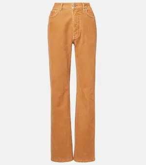 Rabanne High-rise Straight Leg Jeans - Orange