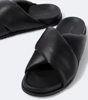 Rick Owens Leather Donut Granola Sandals