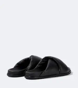 Rick Owens Leather Donut Granola Sandals