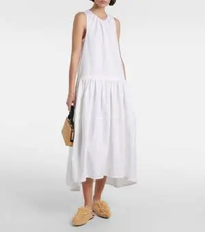 JIL SANDER Fringed Raffia Mules - Neutrals