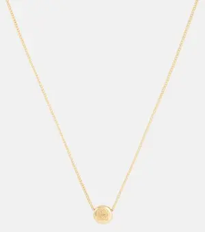 Loewe Anagram Sterling Silver Necklace - Gold
