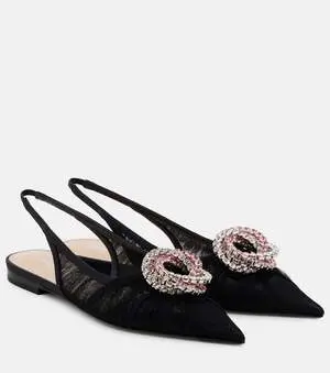 Mach & Mach Pointed Toe Flats For Women