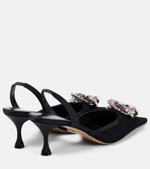 Mach & Mach Galaxy Embellished Slingback Pumps