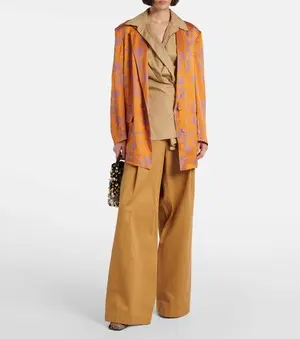 Dries Van Noten Floral Jacquard Blazer