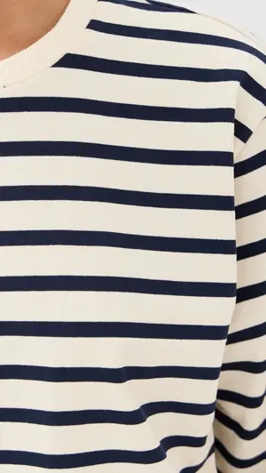 Tibi Striped Perfect Tee