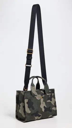 COACH Camo Printed Canvas Cargo Tote 26