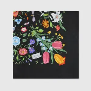 Gucci Printed Silk Twill Carré Silk