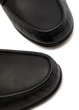 Valentino Garavani Vlogo Leather Loafers