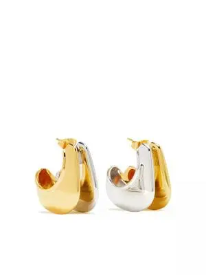 MISSOMA Hera Dome Double Ridge Hoop Earrings - Gold