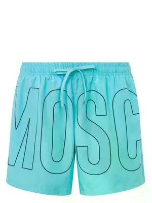 Moschino Logo-print Swim Shorts - Blue