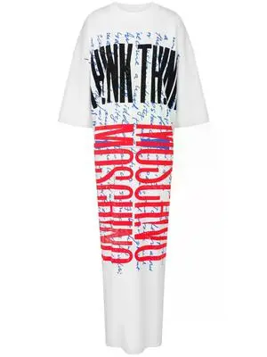 Moschino Maxi T-shirt Dress - White