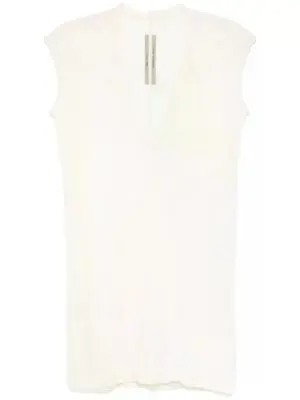 Rick Owens V-neck Vest - Neutrals